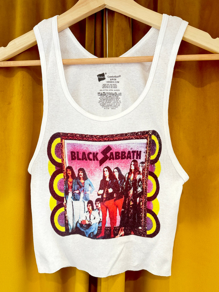 Black Sabbath Cropped Tank – Classic Rock Couture